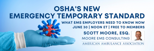 On-Demand | OSHA’s New Emergency Temporary Standard - American ...