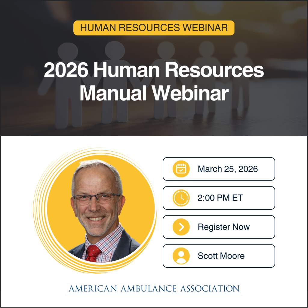 ON DEMAND | 26 Human Resources Manual Webinar - American Ambulance ...
