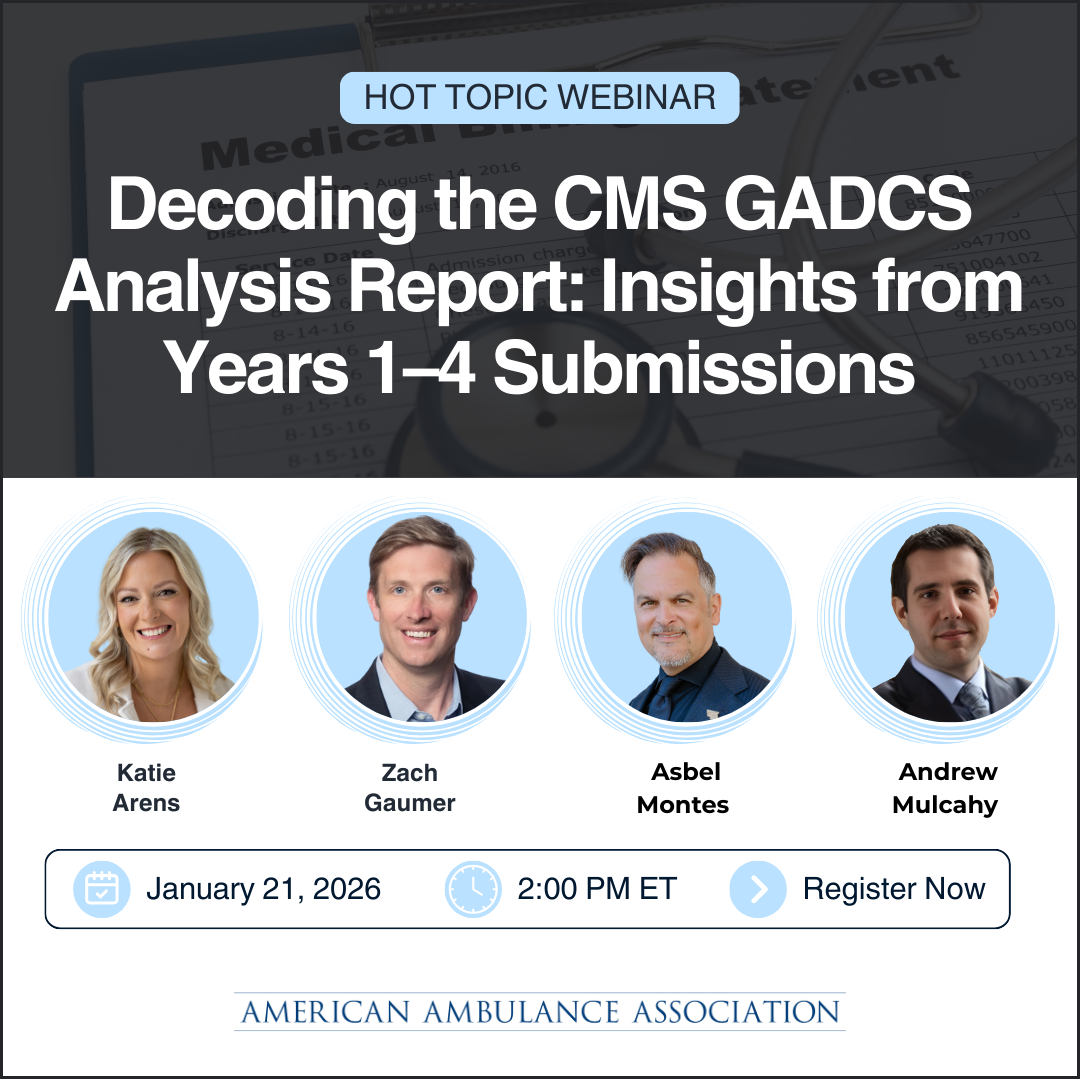 CMS GADCS Analysis Report Product Image - American Ambulance Association
