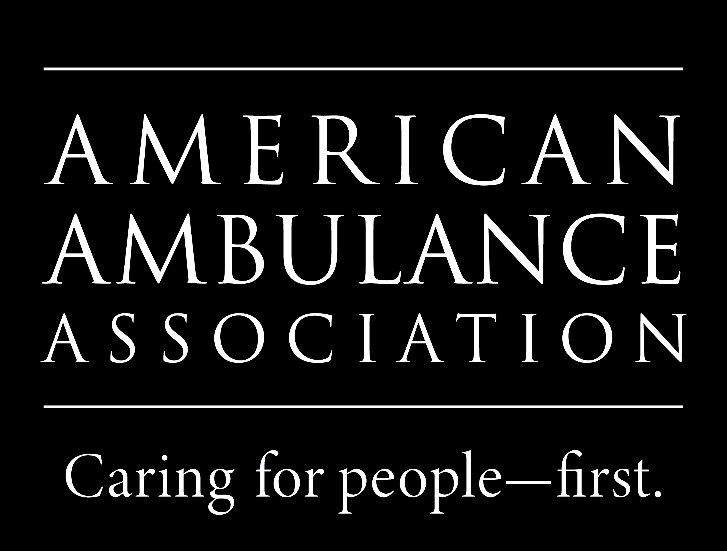 AAA_Caring_for_people_first_logo_black - American Ambulance Association